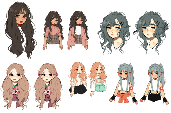 Красивые рисунки персов (70 фото)