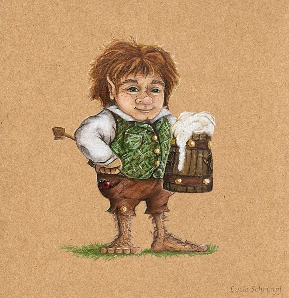 Хоббит рисунок (48 фото)