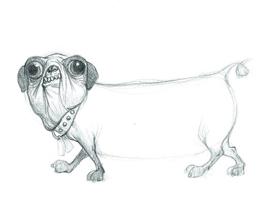 Рисунки карандашом мопсики легкие (49 фото)