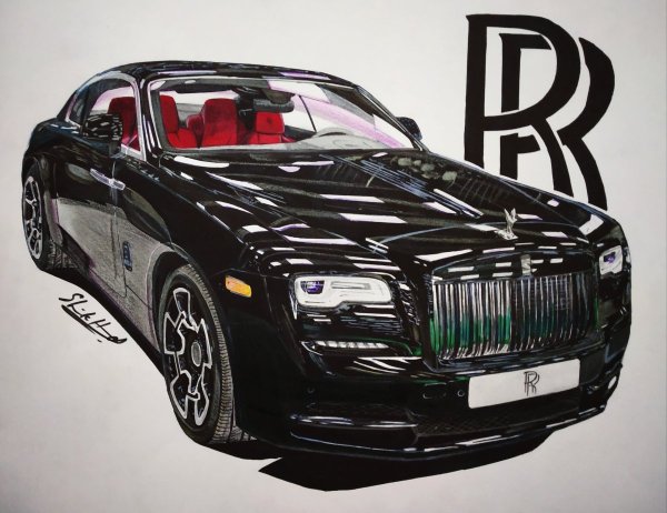 Крутые рисунки роллс ройс (50 фото)